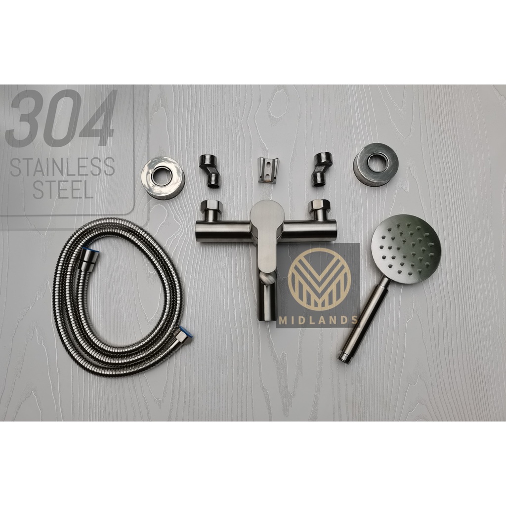 Jual Kran Bathtub/Keran Air Panas Dingin Stainless+Shower Mandi Set ...