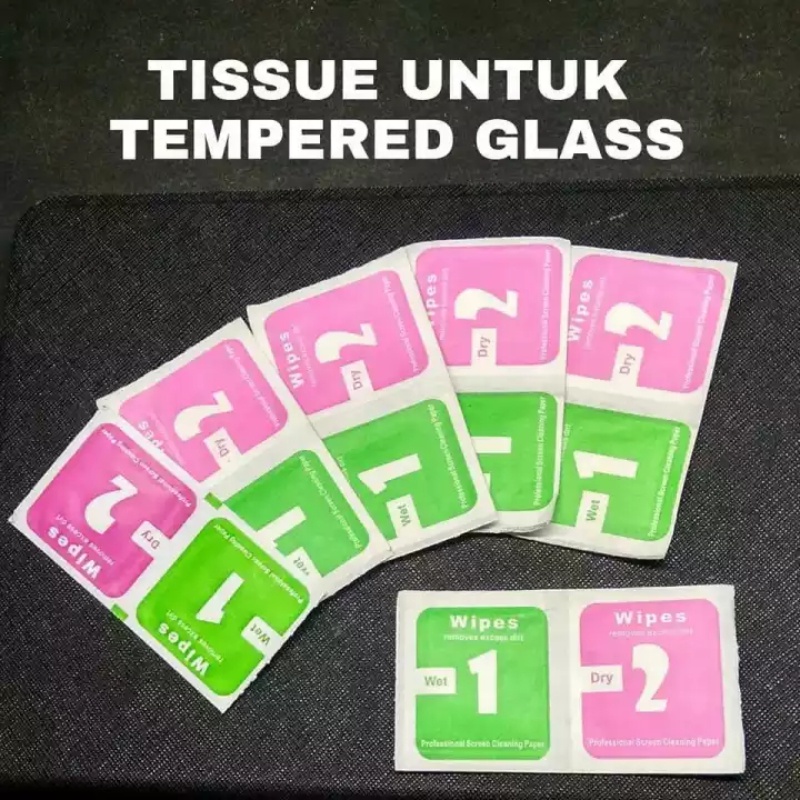 Jual tisu untuk tempered glass khusus untuk pembelian paket | Shopee ...