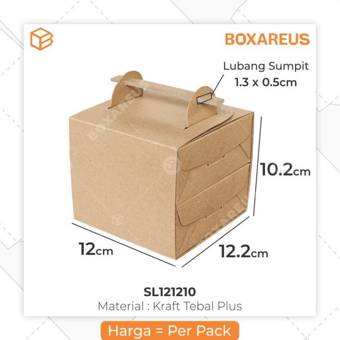 Jual ,,,,,,,] Dus Kue Paper Lunch Box Nasi Kemasan Packaging Selongsong ...