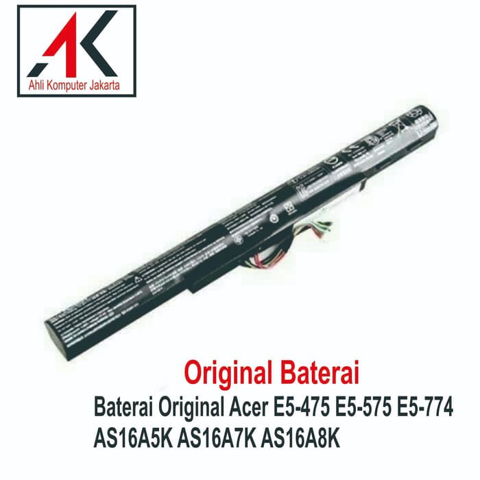 Jual Baterai Original Acer E5-475 E5-575 E5-774 AS16A5K AS16A7K AS16A8K ...