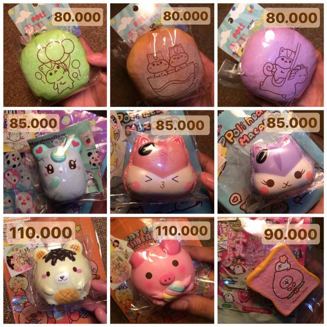 Jual Flashsale Squishy|Poli bun fat fat Yummibear Marshmelli Poli head ...