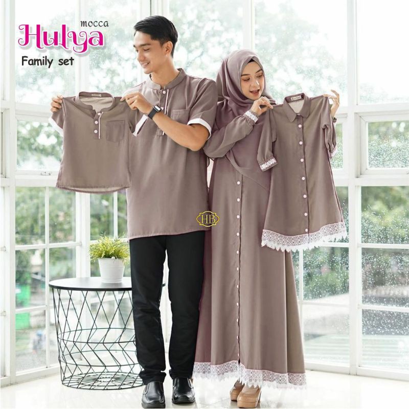 Jual Baju Seragam Couple Keluarga Hulya Family Set Seragam Muslim ...