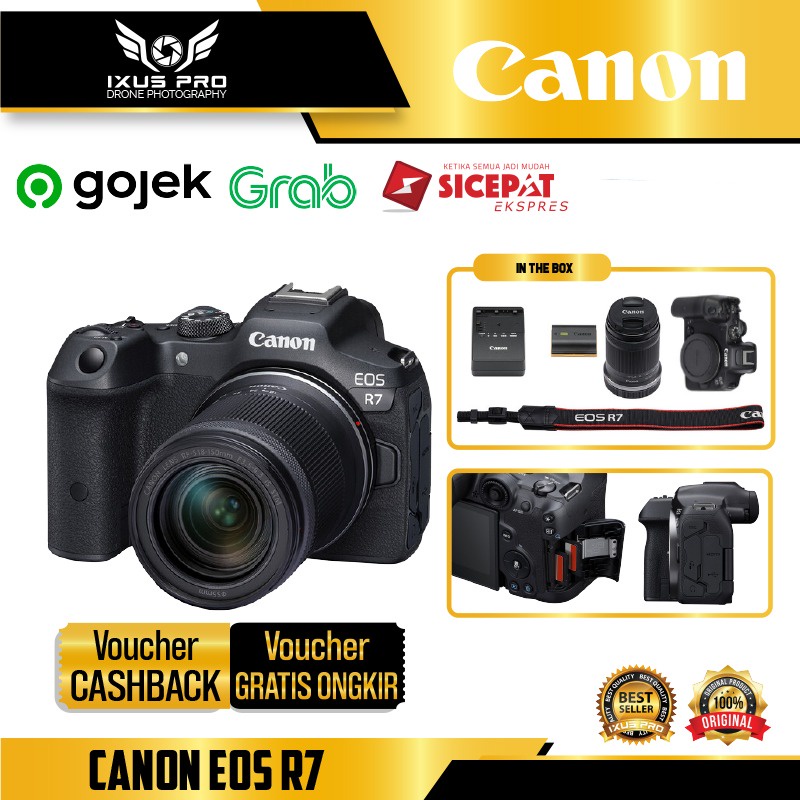Jual Canon EOS R7 / R 7 Kit RF-S 18-150mm F3.5-6.3 IS STM | Shopee Indonesia