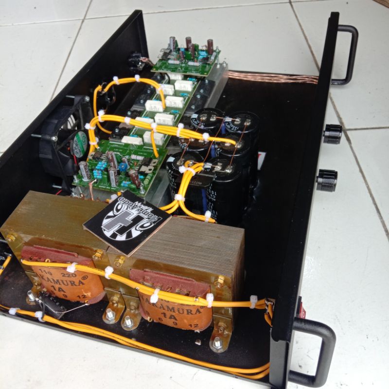Jual POWER AMPLIFIER RAKITAN 800W DUAL TRAFO | Shopee Indonesia