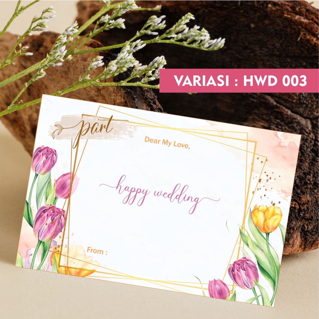 Jual Gift Card Wedding / Wedding Card | Shopee Indonesia