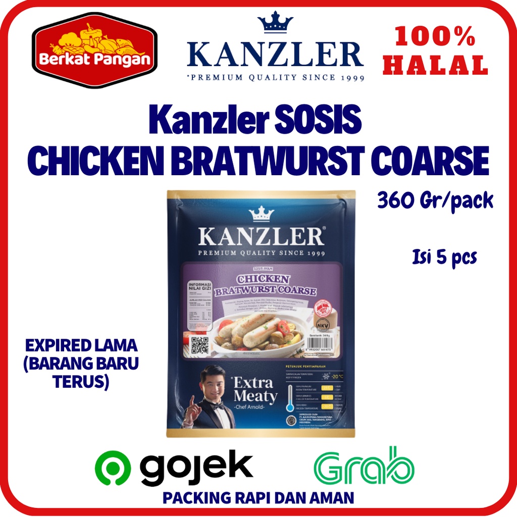Jual Kanzler sosis Bockwurst / Beef Bratwurst/ Blackpepper / Garlic ...