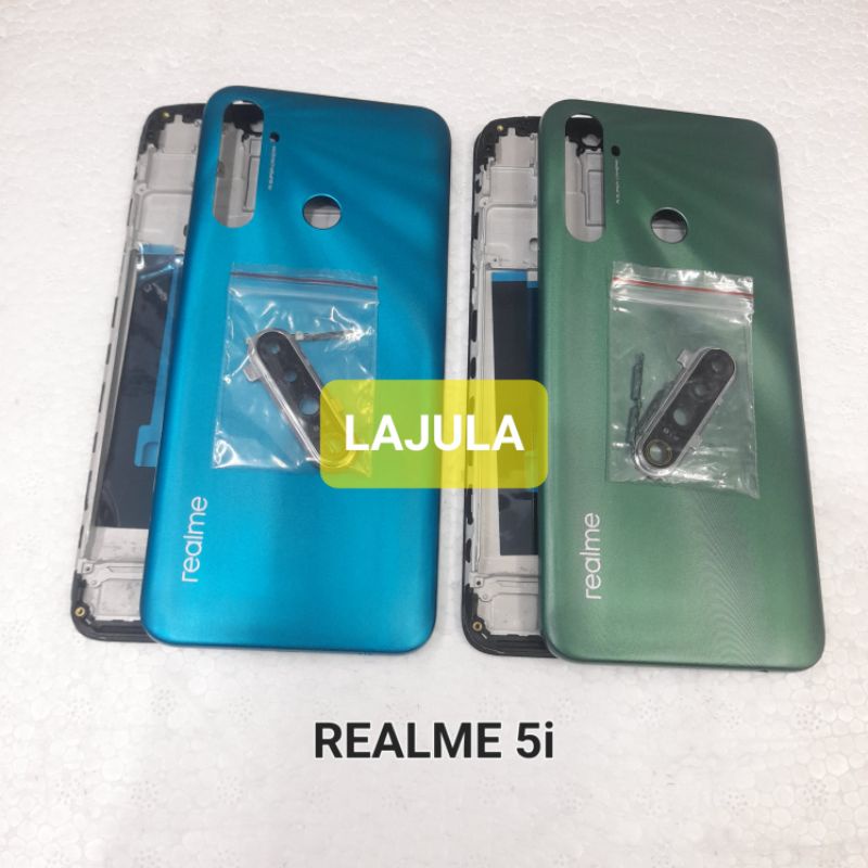 Jual kesing housing casing full set realme 5i frame + backdoor | Shopee ...
