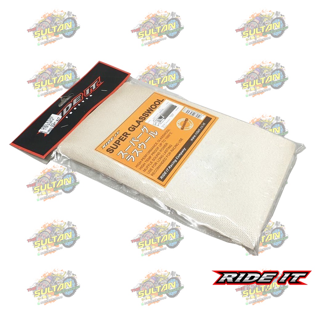 Jual GLASSWOOL GASBUL GASPUL RACING PUTIH SUPER RIDE IT | Shopee Indonesia