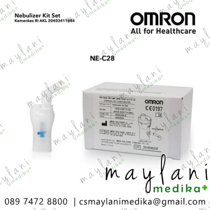 Jual OMRON NEBULIZER KIT TEMPAT OBAT NEBUL ORIGINAL OMRON NEC28/NEC29 ...