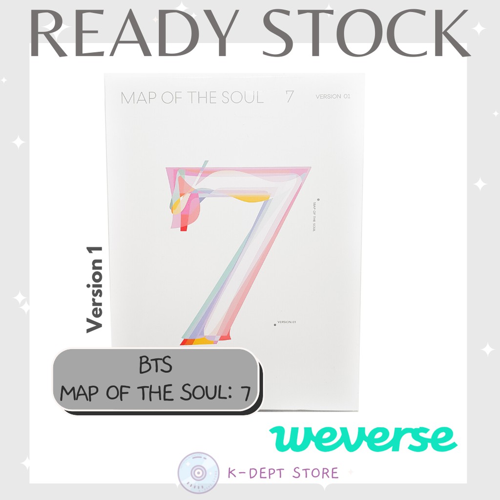 Jual WEVERSE BTS MAPS OF THE SOUL : 7 | Shopee Indonesia