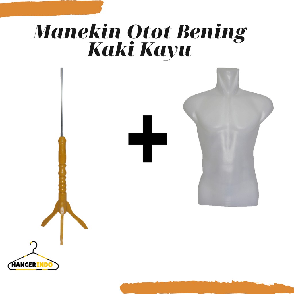 Jual Manekin Otot Bening Kaki Kayu | Manekin Cowok | Patung Display ...