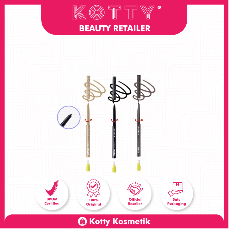 Jual Kotty Kosmetik - SOMETHINC SCANDAL Waterproof Retractable Eyeliner ...