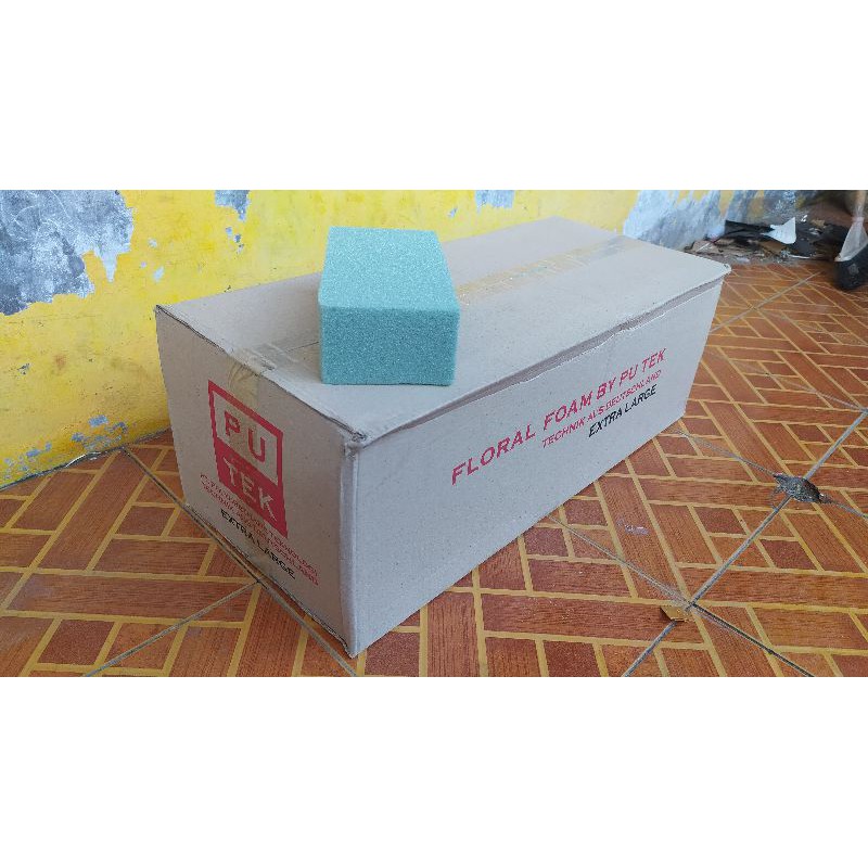 Jual busa kering 1 dus 24 pcs/ busa bunga artificial / busa hijau ...
