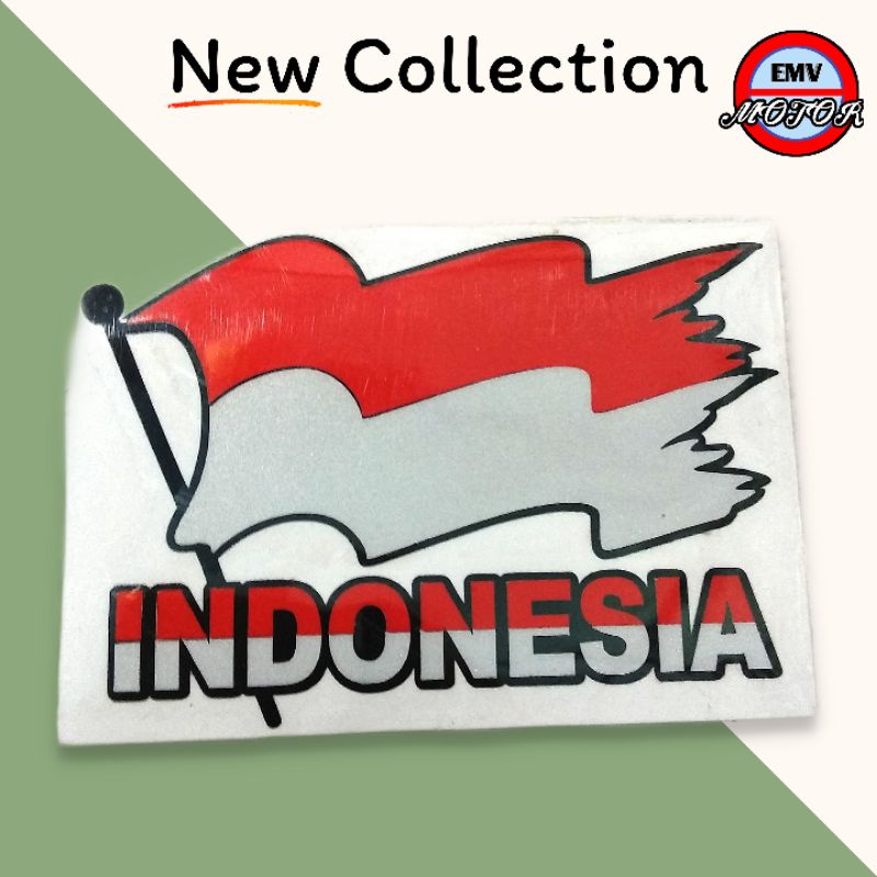 Jual sticker cutting bendera berkibar | Shopee Indonesia