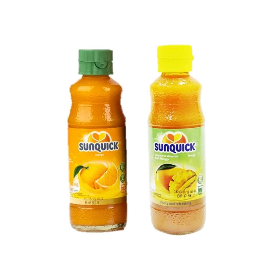 Jual Sunquick Orange Standard 330 mL + Sunquick Mango Standard Minuman ...