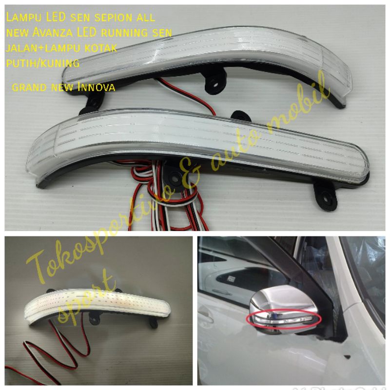 Jual Lampu LED sein sen sepion Toyota all new Avanza 2012-2018 grand ...