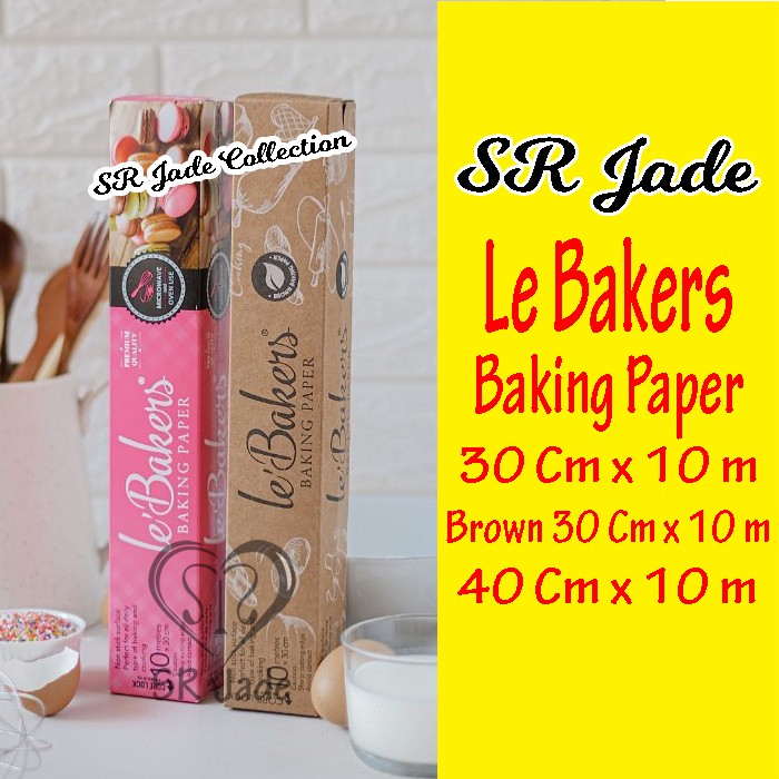 Jual Le Bakers Baking Paper 30 Cm x 10 m / 40 Cm x 10 m Brown Kertas ...