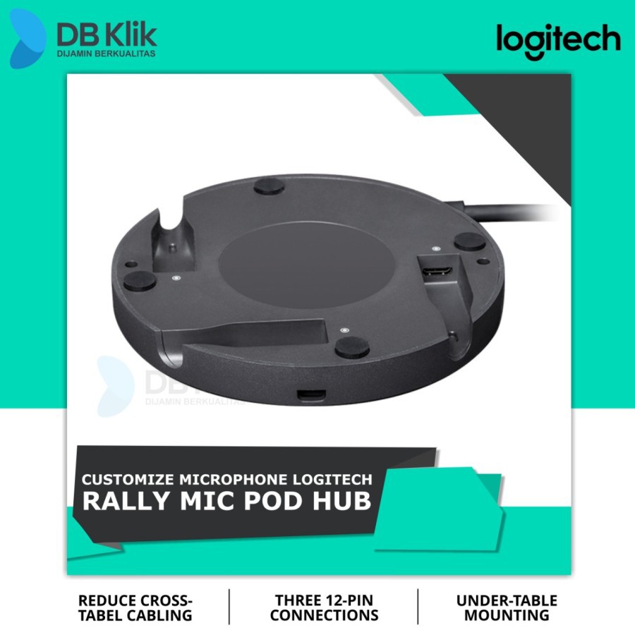 Jual Logitech RALLY MIC POD HUB (Rally MICPOD HUB Logitech) | Shopee ...