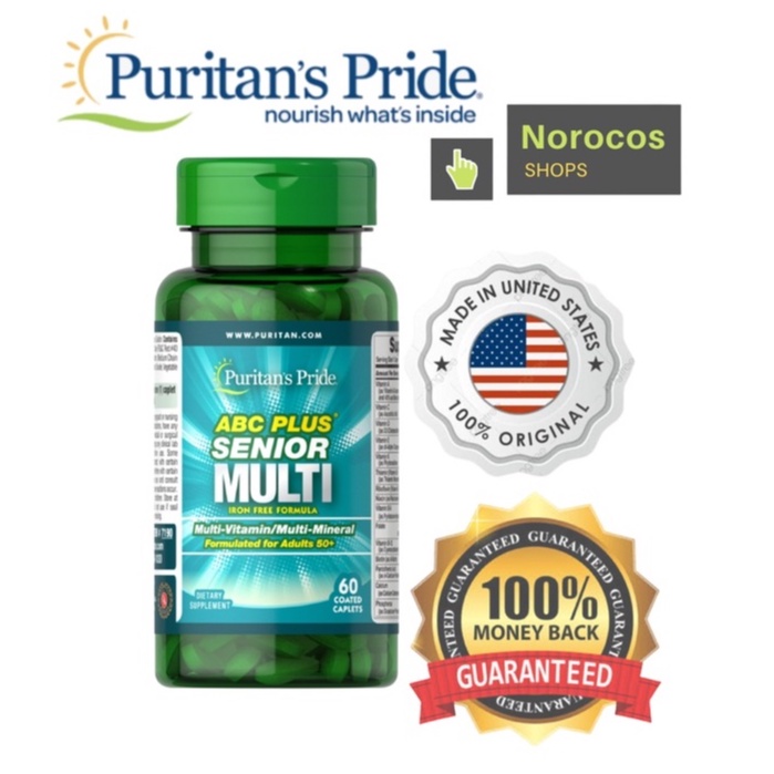 Jual Puritan ABC Plus Senior Multivitamin dan Mineral | Shopee Indonesia