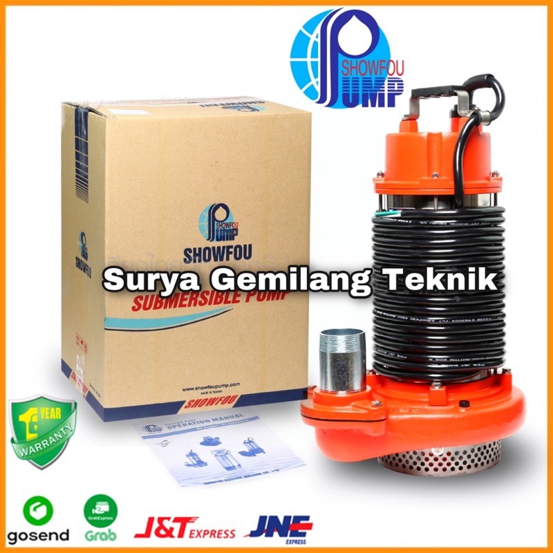 Jual Pompa Celup Submersible SHOWFOU SH-232HN 2Hp 380V Pompa Tambang ...
