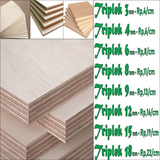 Jual TRIPLEK 3mm, 4mm, 6mm, 8mm, 9mm, 12mm, 15mm|18mm Harga /cm (CARA ...