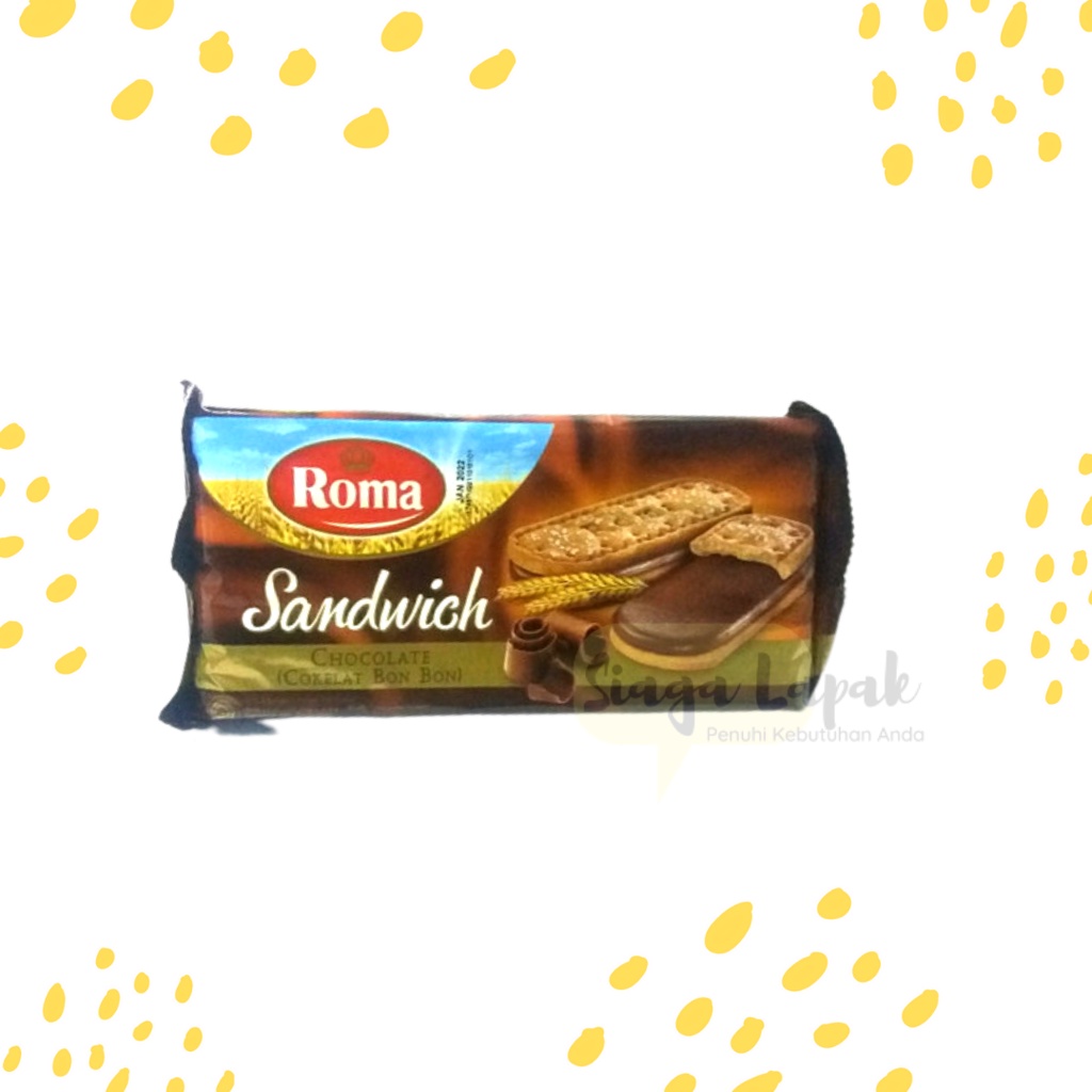 Jual Biskuit Roma Sandwich Coklat Chocolate Bon Bon 157gr [BELI BANYAK ...