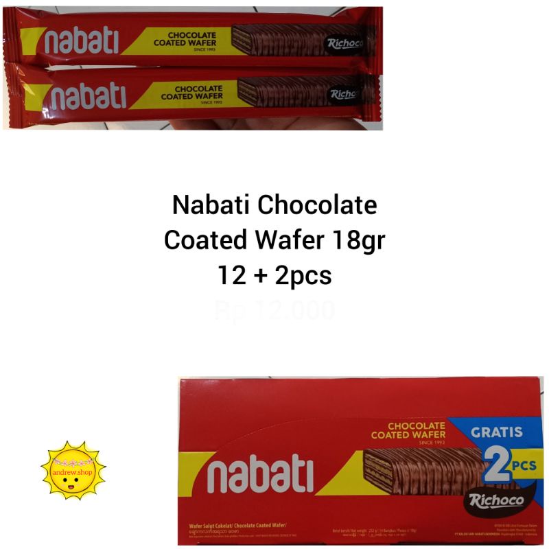Jual Nabati Chocolate Coated Wafer (12) | Shopee Indonesia