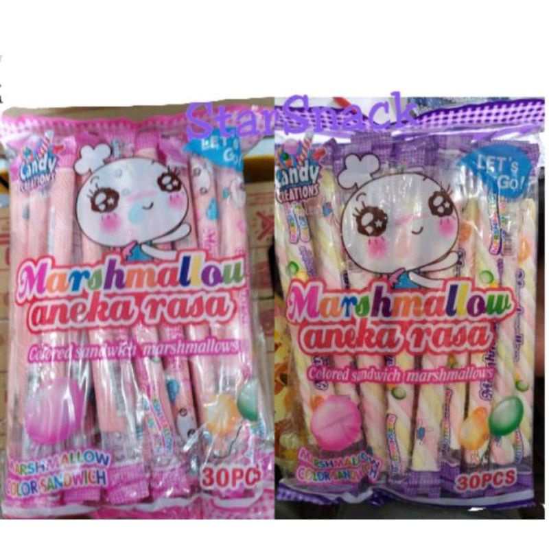 Jual Marshmallow Panjang Pak isi 30 pcs | Shopee Indonesia