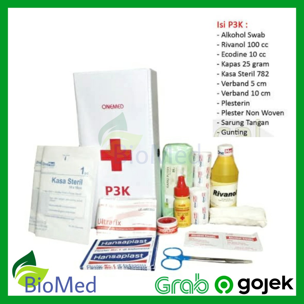 Jual Kotak P3K OneMed - Pertolongan Pertama pada Kecelakaan One Med P3 ...