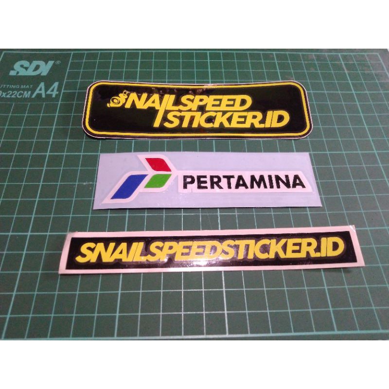 Jual sticker cutting universal logo PERTAMINA 12x3.5 cm | Shopee Indonesia