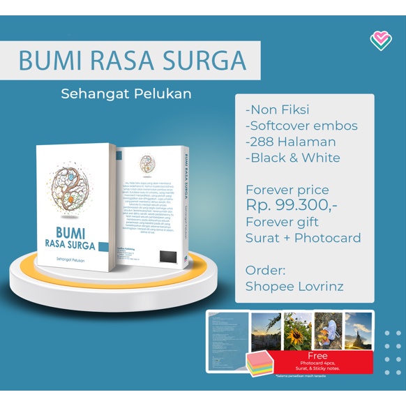 Jual Buku Bumi Rasa Surga Original Penerbit LovRinz | Shopee Indonesia