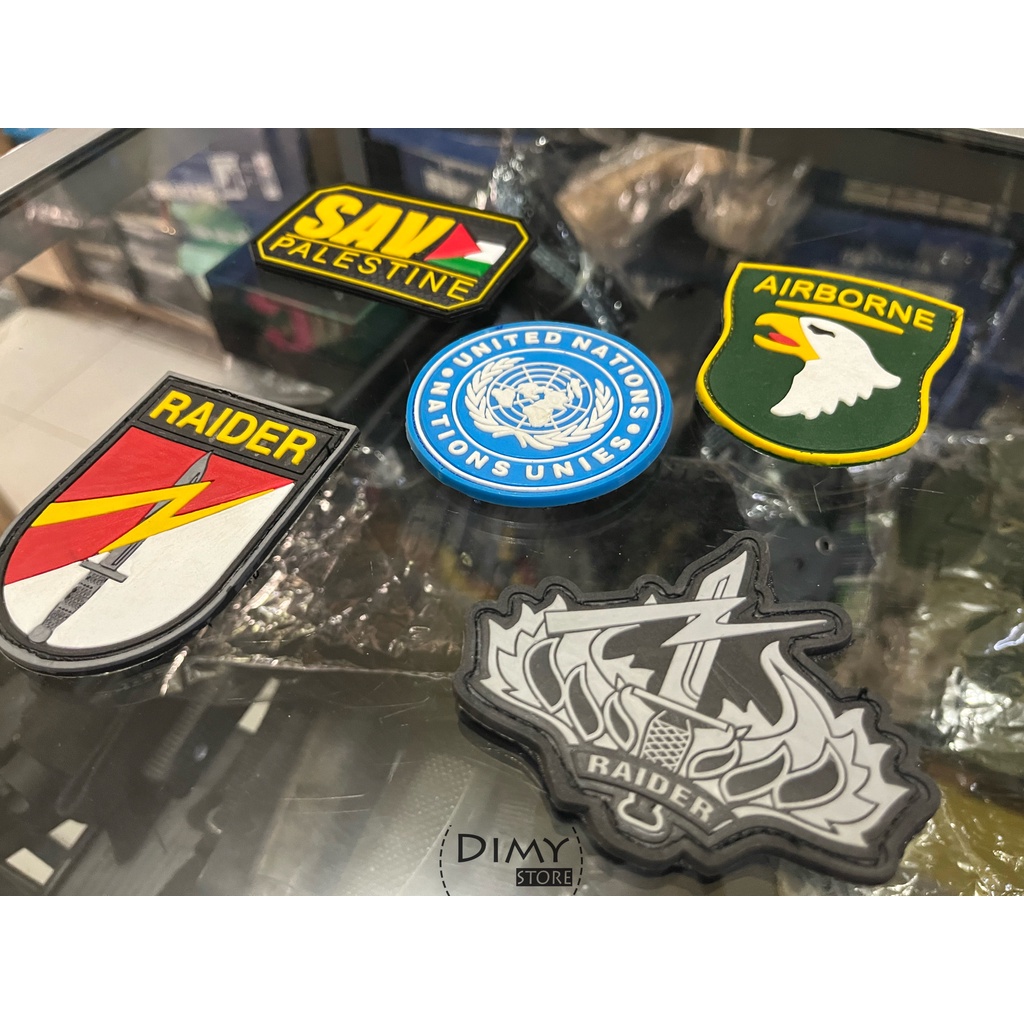 Jual Patch Rubber Emblem Logo Karet Velcro Batch2 | Shopee Indonesia