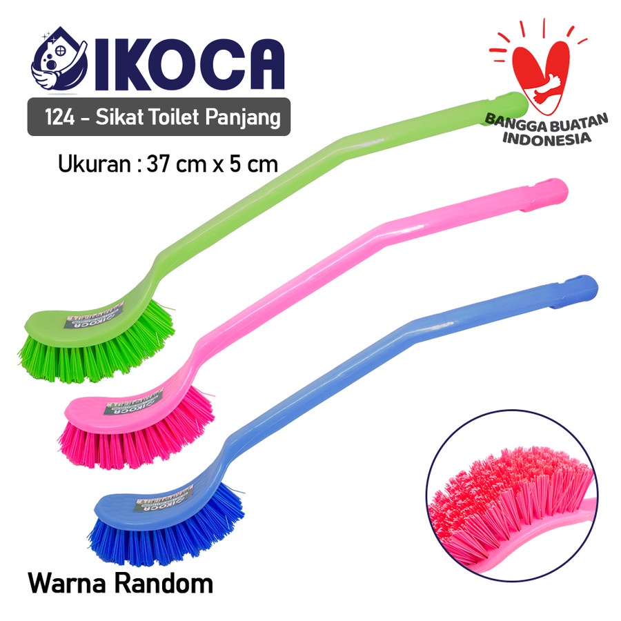 Jual Sikat WC Panjang Sikat Toilet Sikat Lantai serbaguna IKO-124 IKOCA ...