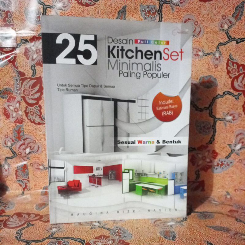 Jual Buku Arsitek - 25 Desain Kitchenset Minimalis Paling Populer ...