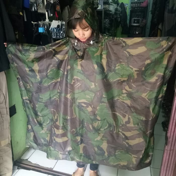 Jual Mantel Ponco Loreng TNI Army Jas Hujan Loreng Malvinas Tactical ...