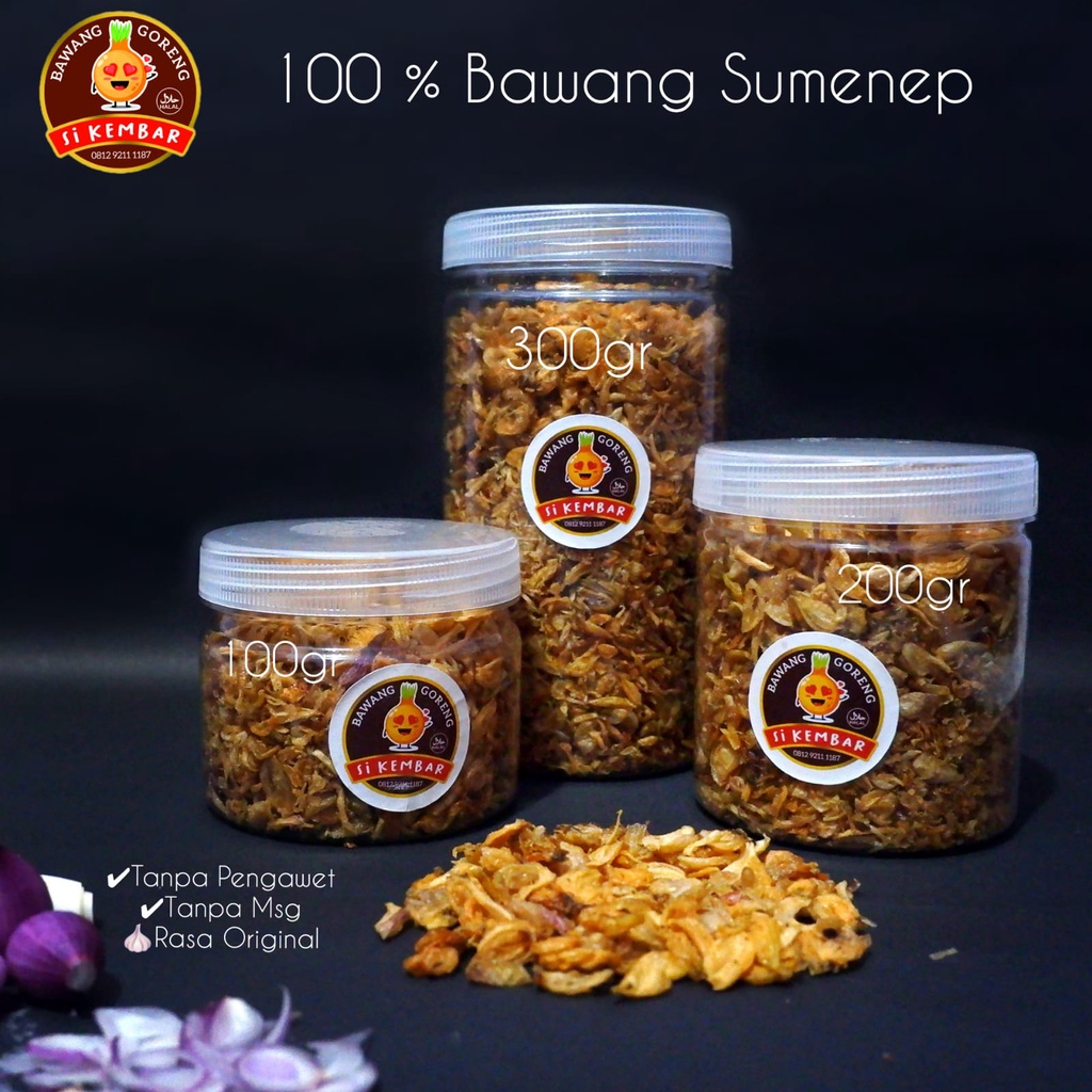 Jual Bawang Goreng Sumenep Original Premium 130gr 340gr | Shopee Indonesia