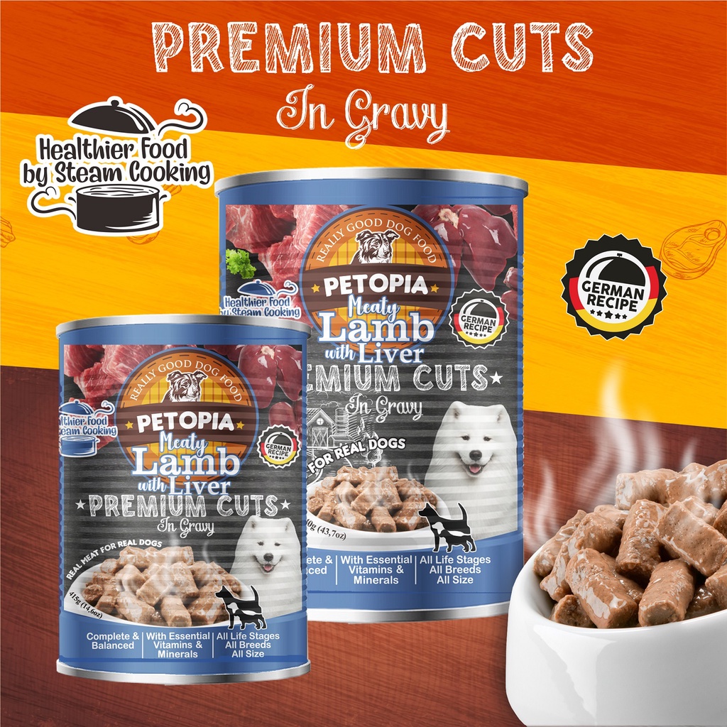 Jual PETOPIA Makanan Basah Anjing Dog Food Petopia Kaleng 1240 Gram ...