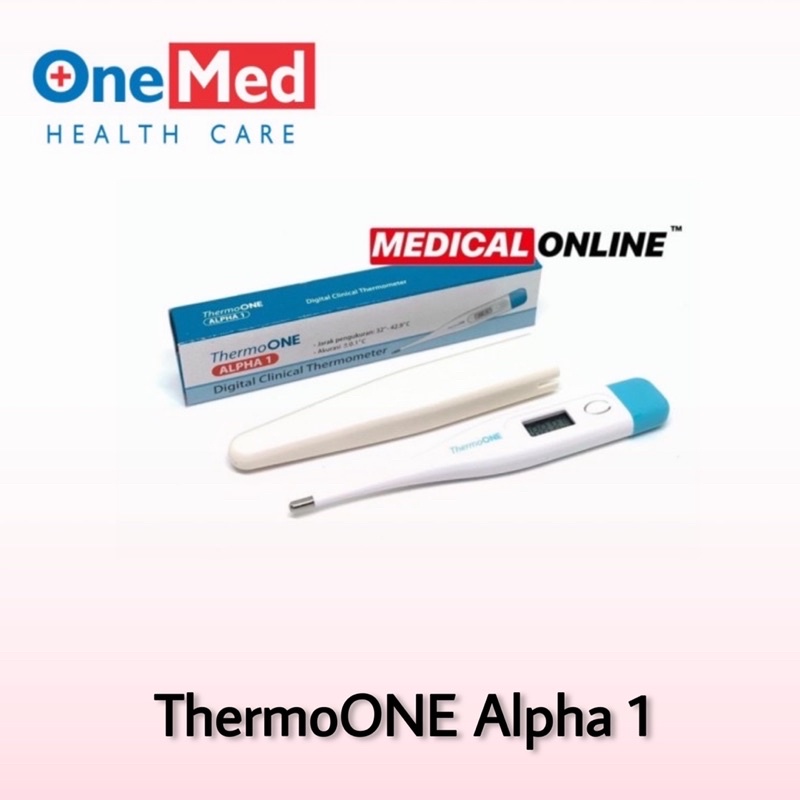Jual THERMOMETER DIGITAL ALPHA 1 ONEMED MEDICAL ONLINE TERMOMETER ...