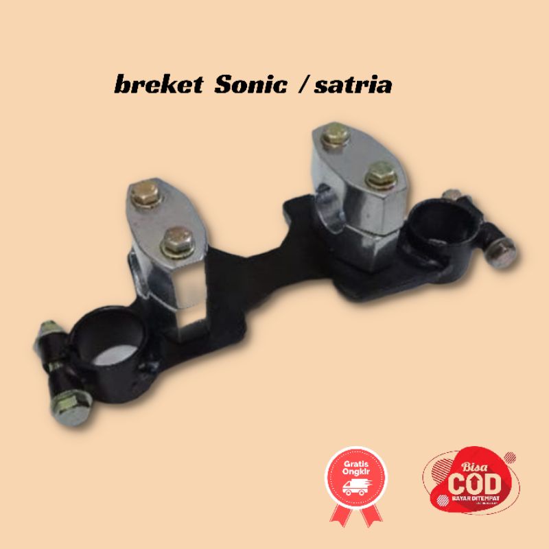 Jual BREKET DUDUKAN RAISER STANG SONIC DAN SATRIA FU /BREKET RAISER ...