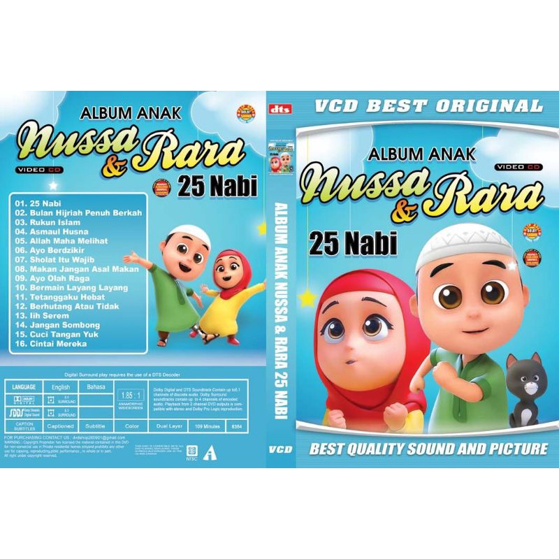 Jual Nussa & Rara 25 Nabi (vcd) Nusa Rara | Shopee Indonesia