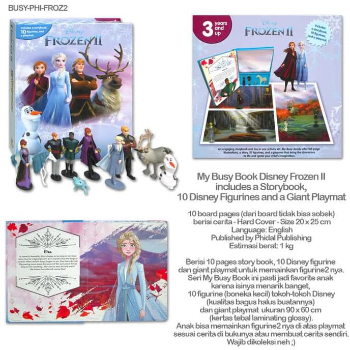 Jual My Busy Book Disney Frozen Ii Includes A Storybook, 10 Disney ...