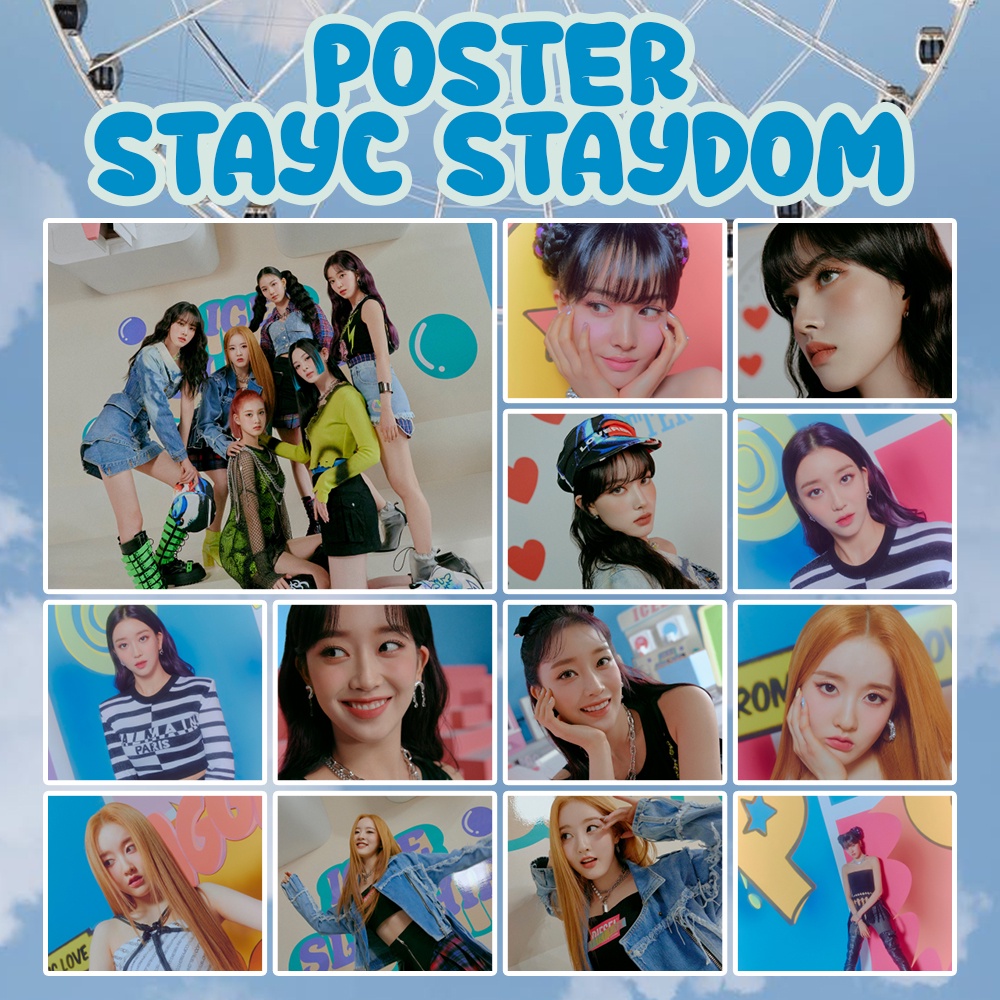 Jual Poster STAYC STAYDOM - Poster Kpop A4 A5 A6 Murah (Part A ...