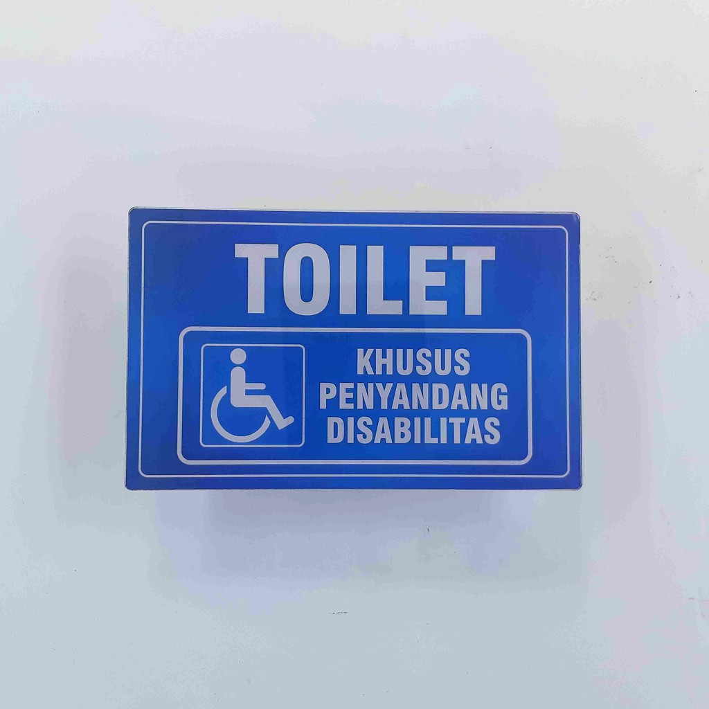 Jual Akrilik Toilet Khusus Disabilitas, Toilet Penyandang Difabel ...