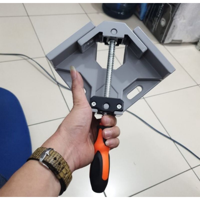 Jual Swing Jaw Corner Clamp Catok Siku Sudut Ragum Siku Alat Penjepit ...