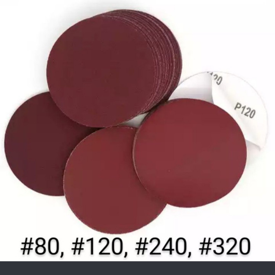 Jual AMPLAS BULAT GRIT 80-240 - AMPLAS VELCRO TEMPEL GERINDA 4 INCH ...