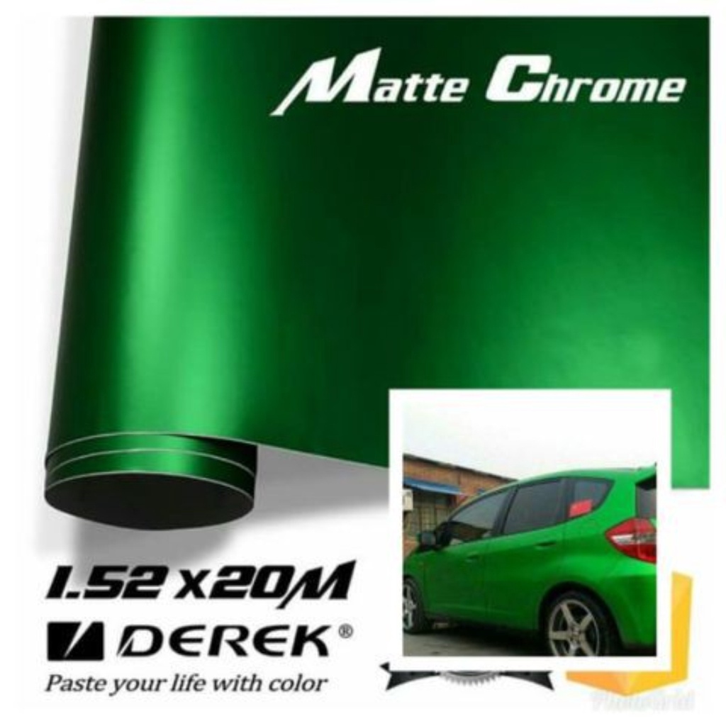 Jual STIKER MOBIL Dop Matt Chrome Metalic Wrapping L-152Cm x P-50Cm ...
