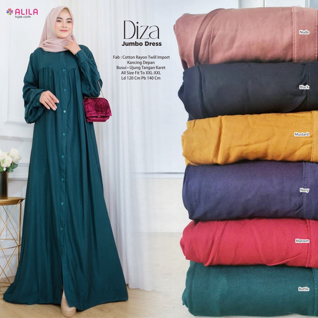 Jual DIZA JUMBO DRESS / ALILA | Shopee Indonesia