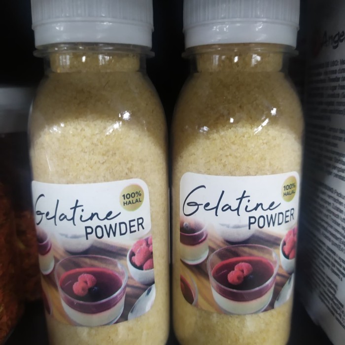 Jual GELATINE POWDER HALAL 100gram | Shopee Indonesia