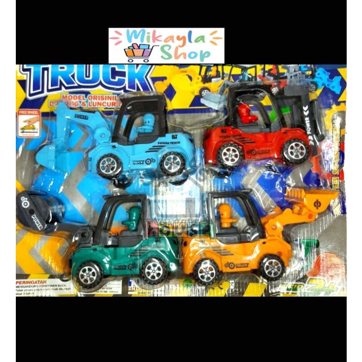 Jual Mainan Anak Trukl Konstruksi Set 4 in 1 | Shopee Indonesia