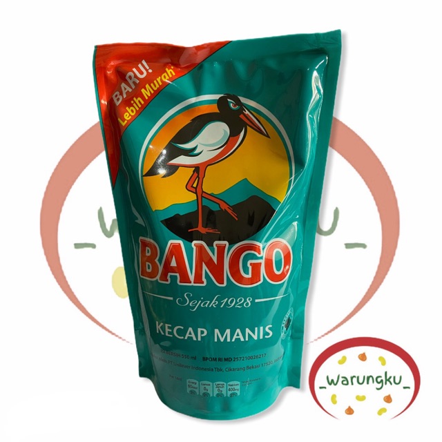Jual BANGO Refill 520ml Kecap Manis / 700gr | Shopee Indonesia